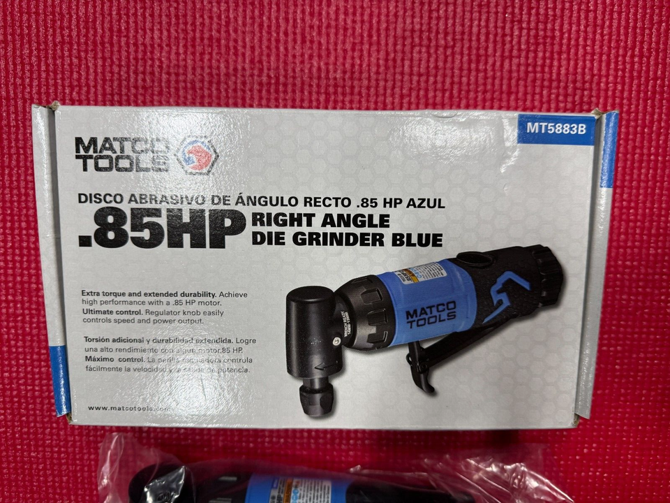 Matco Tools .85 HP Right Angle Pneumatic Die Grinder (Blue) MT5883B | eBay