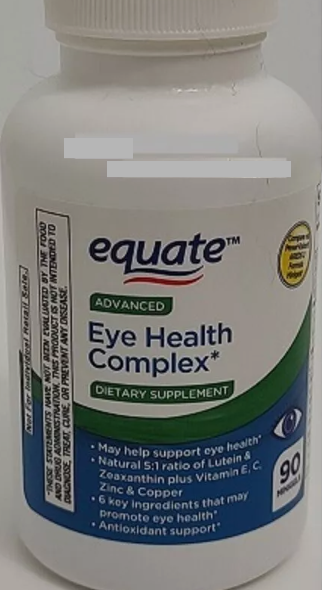 90ct Equate Advanced Eye Health Complex Mini Softgels Exp 2/30 | eBay