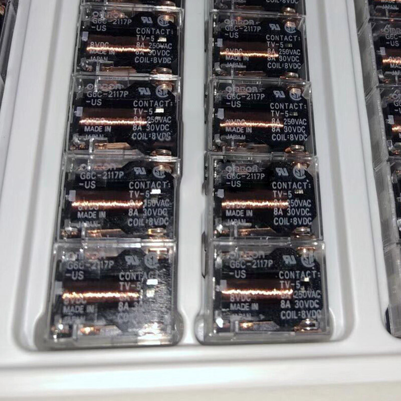 2PCS OMRON G6C-2117P-US-8VDC Power Relay 6Pins 8A 250VAC | eBay