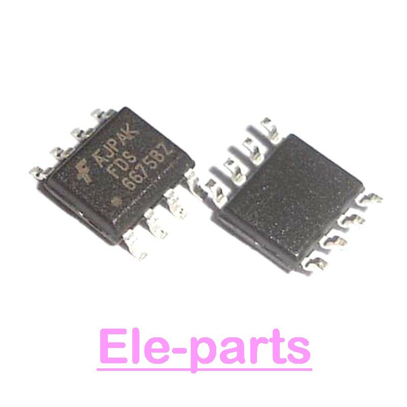 50 PCS FDS6675BZ SOP-8 FDS6675 6675BZ SMD-8 P-Channel Mosfet Transistor ...