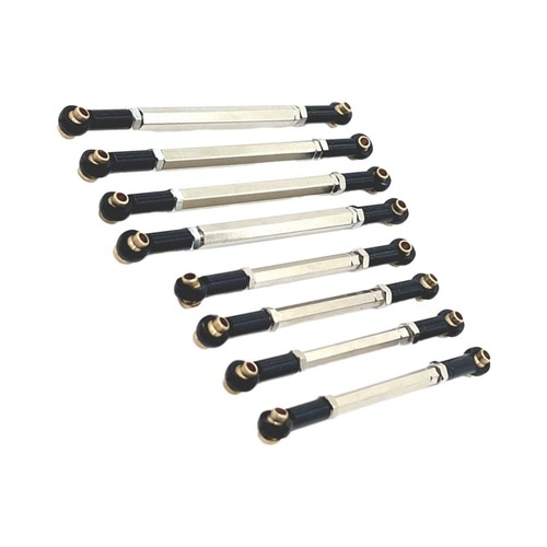 8 Pieces RC Model Vehicle Parts Steering Link Rod for MN128 1:12 Scale ...