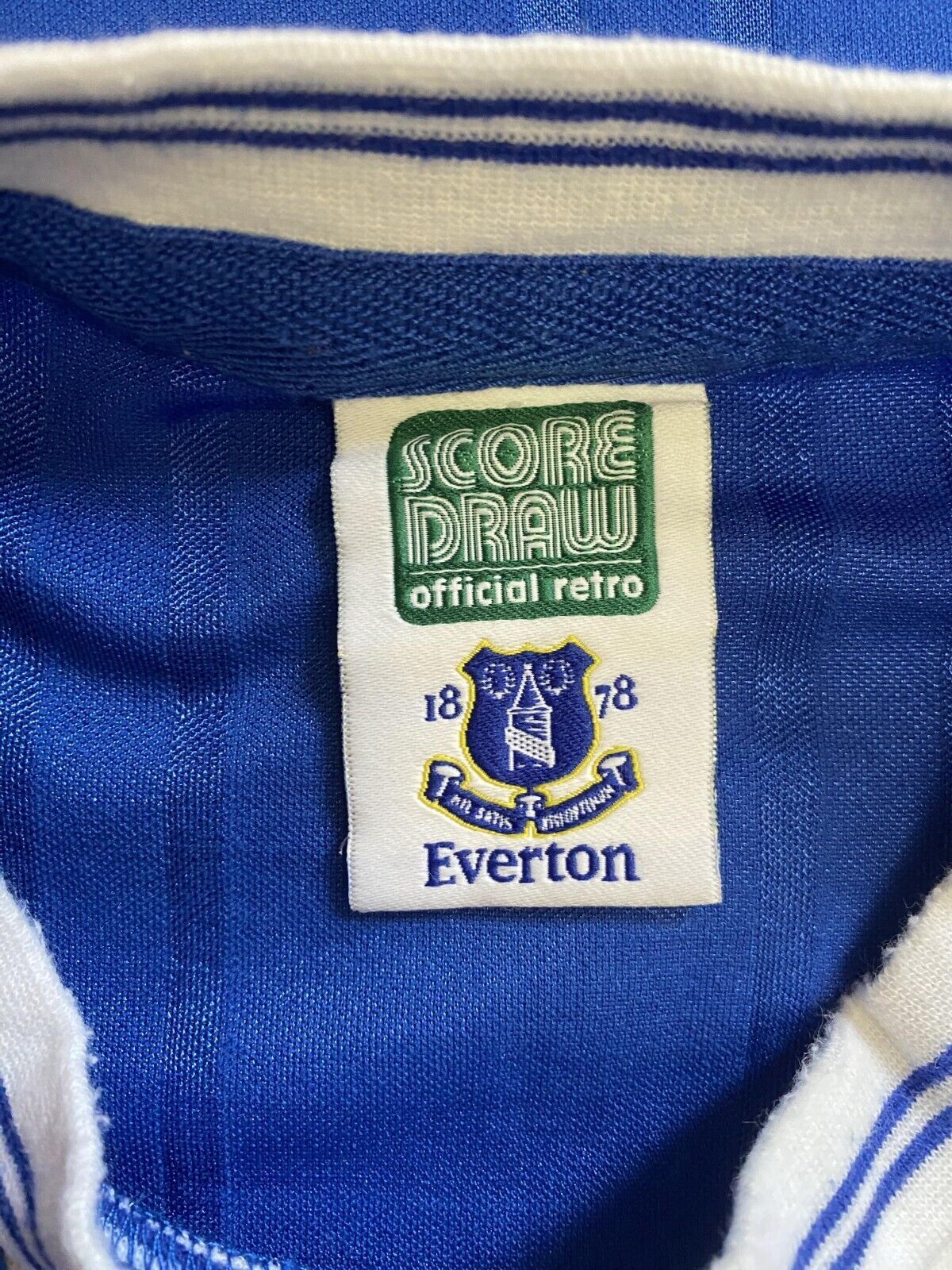 RETRO REPLICA MENS FC EVERTON 1983/1984 HOME SOCCER FOOTBALL SHIRT ...