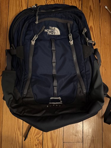North Face Surge II Backpack Blue/Gray | eBay