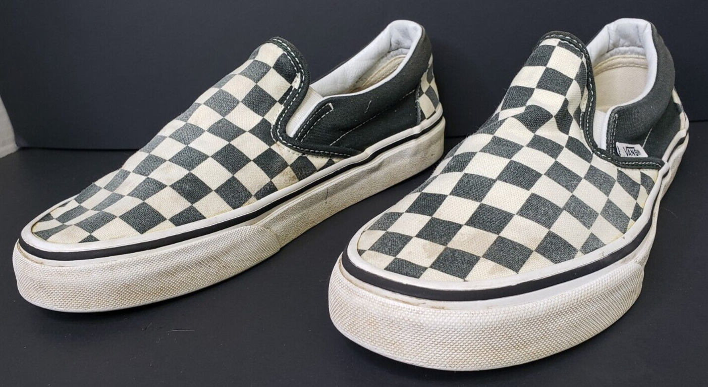 Vans Unisex Off The Wall 721278 Black Casual Shoes Sneakers Size M 4.5 ...