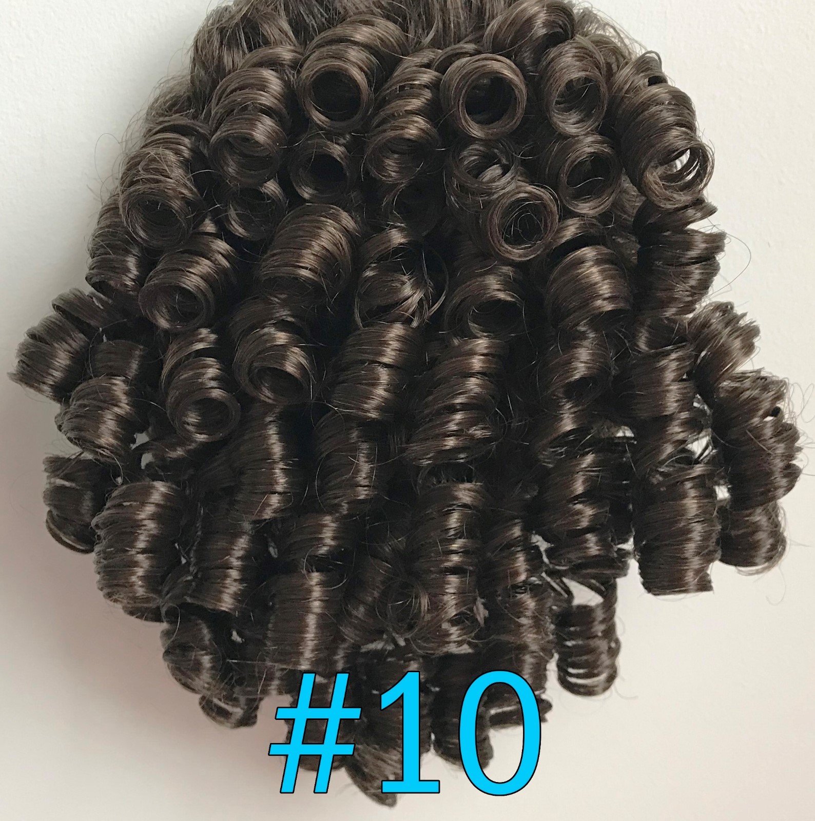 Curly Dancer's Wiglet Ringlets Bun Drawstring Comb Dancers Hair Piece ...