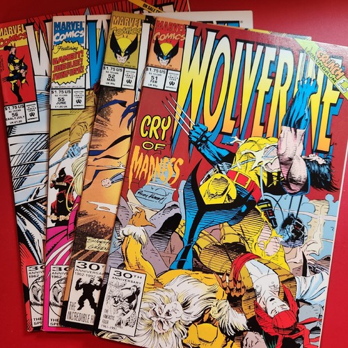 Wolverine #51, #52, #55, #56 1992 Marvel Comic Books Fine | eBay