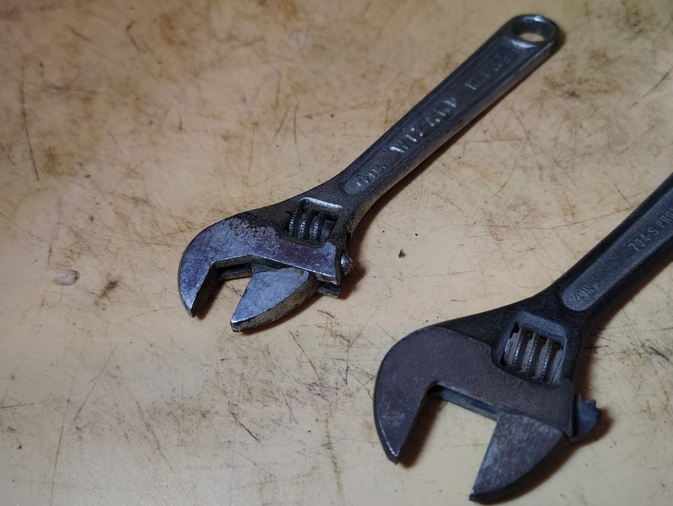 Vintage 4" Adjustable Wrenches ( Wizard, Proto) | eBay