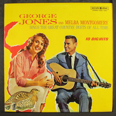 GEORGE JONES & MELBA MONTGOMERY: country duets MUSIC DISC 12" LP 33 RPM ...