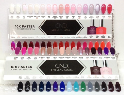 CND Shellac LUXE Nail Palettes with Colors - 2 Plates/Pack | eBay
