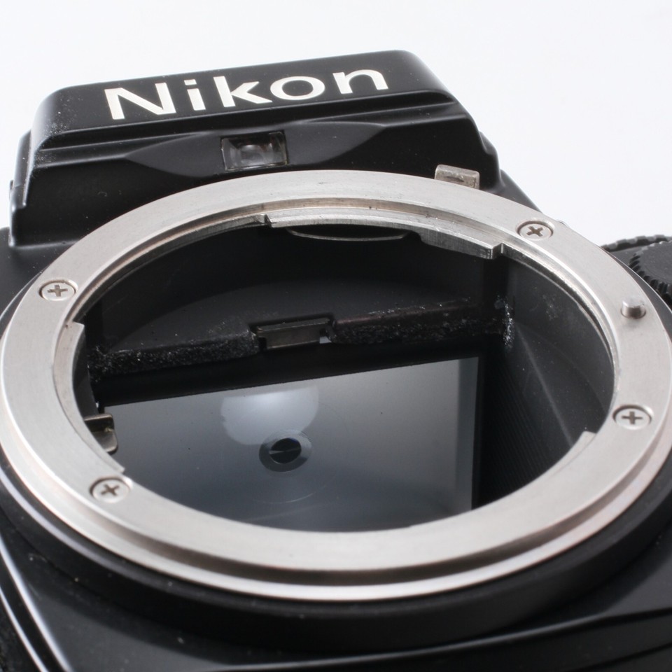 【MINT】Nikon FE Black 35mm Body Film Camera No.3677028 Tested OK from ...