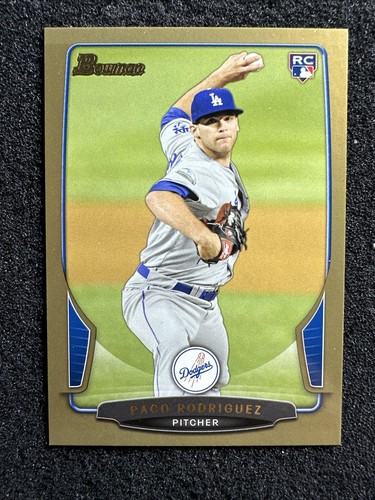 PACO RODRIGUEZ #171 2013 Bowman RC Rookie Card QTY Gold Los Angeles ...