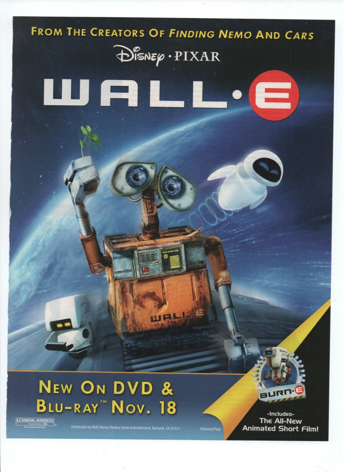 Wall E Teaser Poster