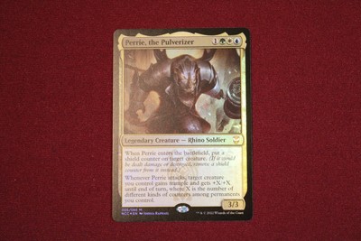 Perrie, the Pulverizer Foil Streets of New Capenna Commander NM Never ...