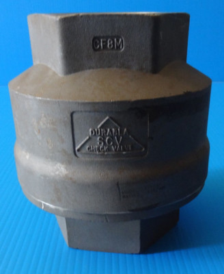 3" Durabla DFT SCV Check Valve MODEL 8311-51F 525/40F CF8M | eBay