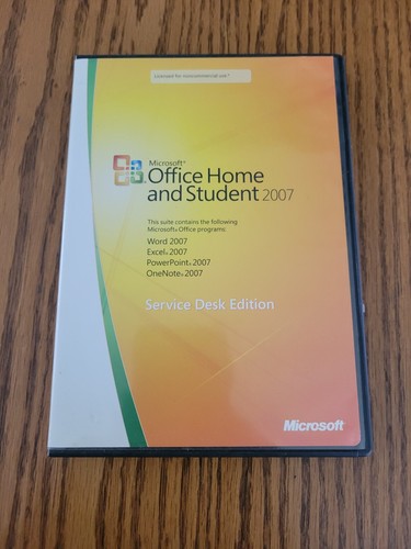 Microsoft Office Home and Student 2007 Software with Genuine Product ...