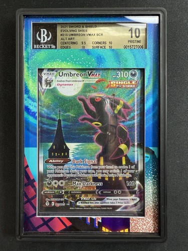 Pokemon Umbreon VMAX 215/203 Evolving Skies Alternative Art BGS 10 ...