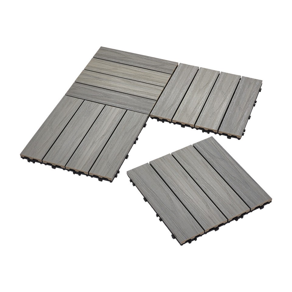 Interlocking Deck Tile Decking Stone Grass Wood Options Composite ...