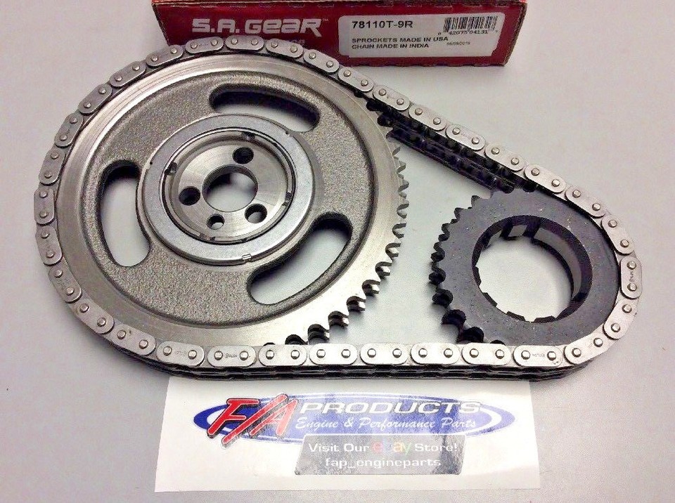 Big Block Chevy 396 454 Engine Timing Set With Thrust Bearing S.A. GEAR ...