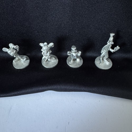 Lot 4 Disney Scene It Character Tokens Pewter Board Game Pieces ...