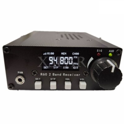 R60 2 Band Receiver Kit FM Radio Receiver Aviation Band Receiver PLL ...