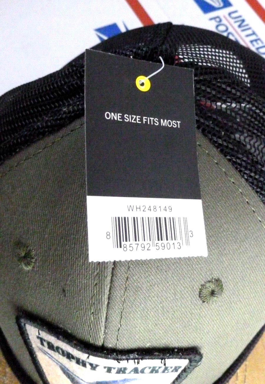 TROPHY TRACKER Mens Duck Patch Logo Adjustable Baseball Hat Cap ...