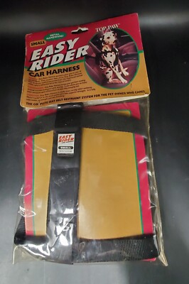 NIB Easy Rider Dog Car Harness SMALL Girth 16"-22" Black Seat Belt B80 ...