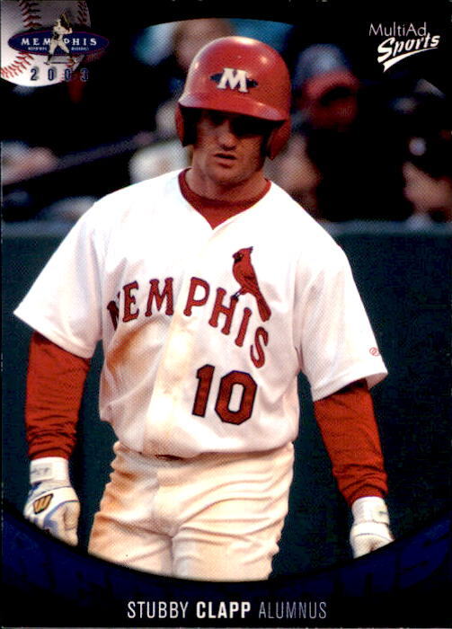 2003 Memphis Redbirds Multi-Ad #30 Stubby Clapp Windsor Ontario Canada ...