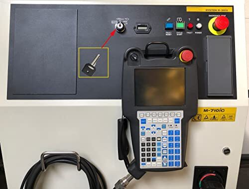 2 Pcs Black Mode Select Key Switch For Fanuc R 30Ia R 30Ib Robot ...