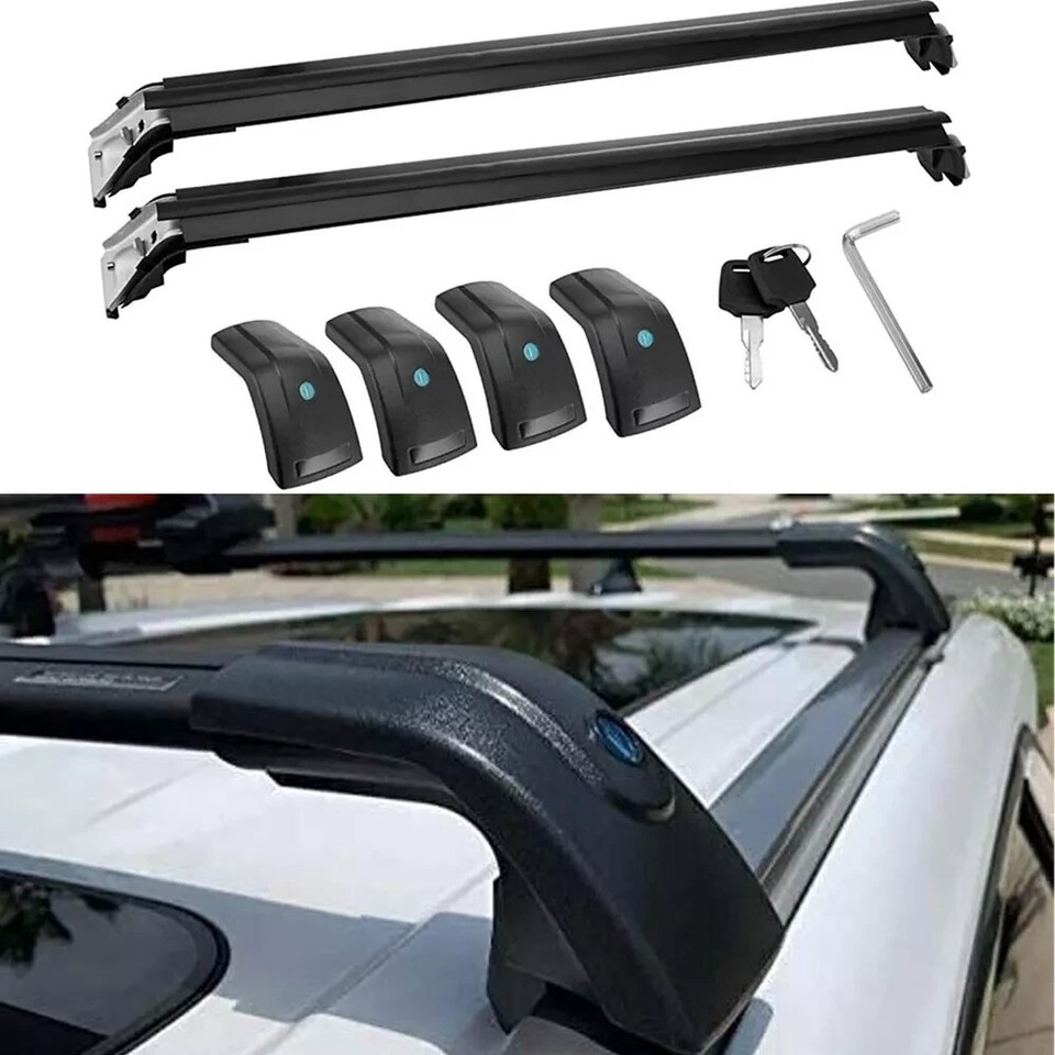 2PCS Cross Bar Fits For Lincoln MKX 2016 2017 2018 Roof Rack Cargo Bars ...