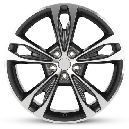 New Wheel For 2017-2020 Ford Fusion 19 Inch Machined Charcoal Alloy Rim ...