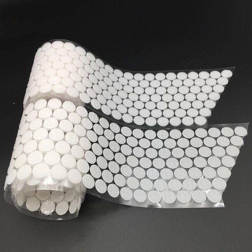 50 Pairs Round Dots Sticker Strong Self Adhesive Fastener Tape (White ...