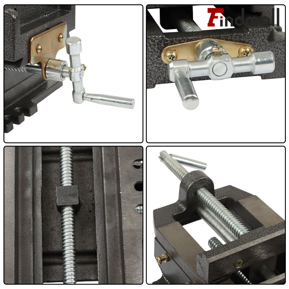 6" Cross Drill Press Vise Slide Metal Milling 2 Way X-Y Clamp Machine ...