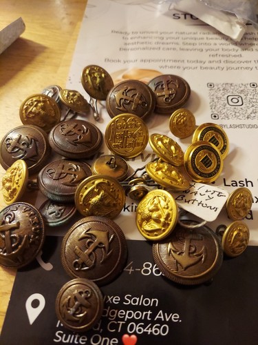 26 Antique Naval Buttons | eBay