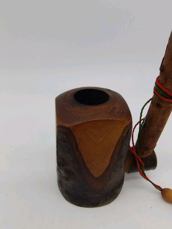 Cherry Wood Tobacco Pipe France Tassel Carved Ropp Alpine Churchwarden ...