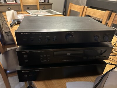 Rotel Stereo Control Amp, Power Amp And CD Player | eBay UK