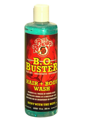PETE RICKARDS BO BUSTER HAIR + BODY WASH DEODORIZING HUNTING SCENT ...