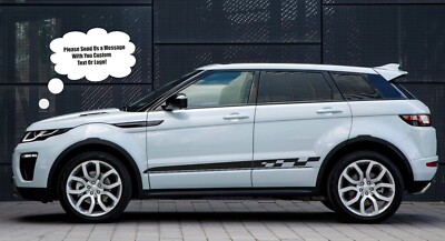Side Accent Stripes Decal compatible with Range Rover Evoque 2010 ...