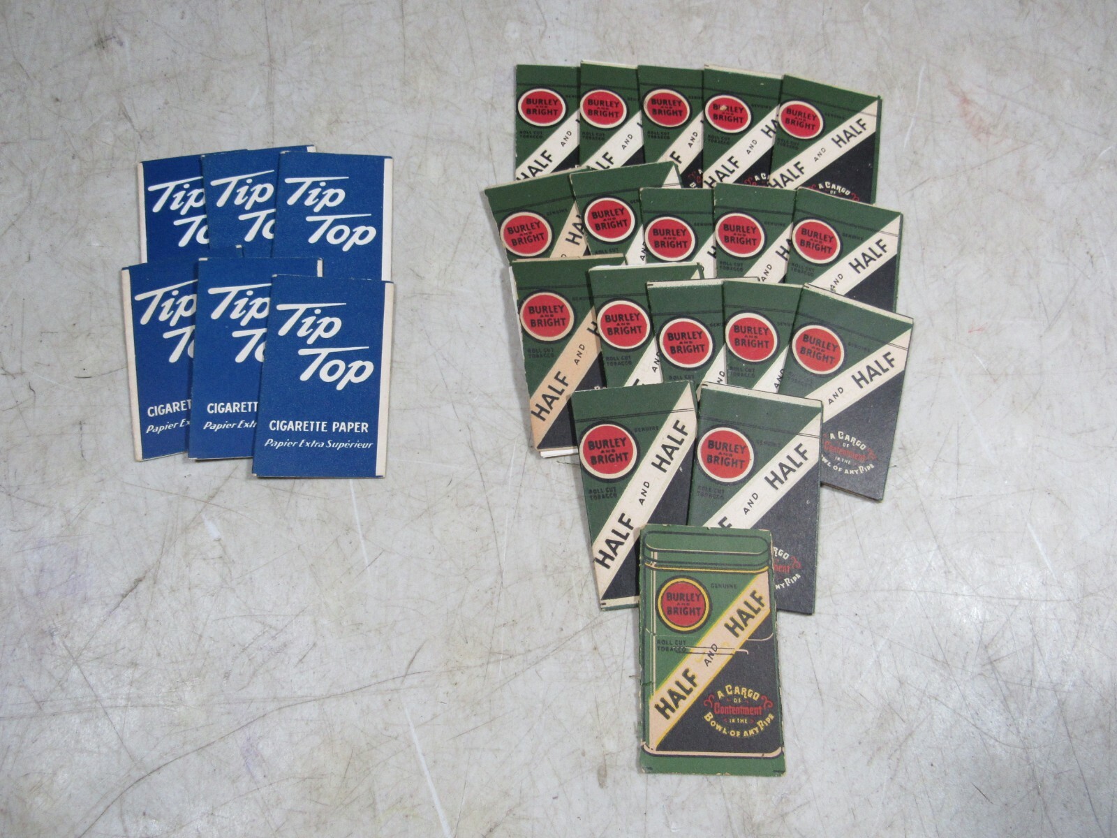 24 Vintage/Antique Tip Top & Burley Bright Half & Half Cigarette ...