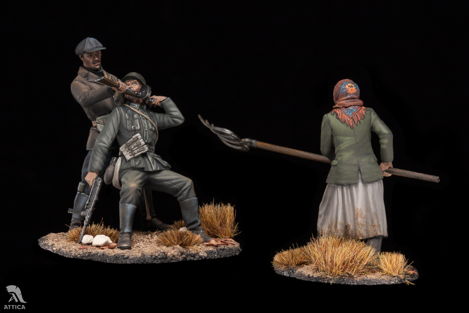 Retribution WW2 54mm Painted Miniature Toy Soldier Pre-Sale | Art Level ...