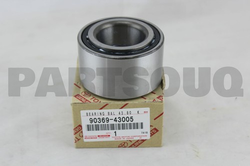 9036943005 Genuine Toyota BEARING (FOR REAR AXLE SHAFT), RH/LH 90369 ...