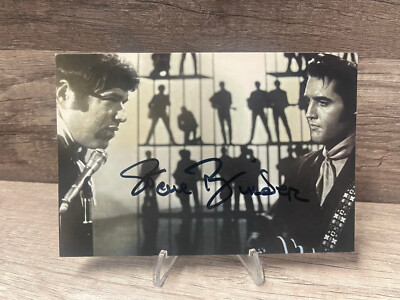 Steve Binder Director w/ Elvis Presley Hand Signed 4x6 Photo TC46-3199 ...