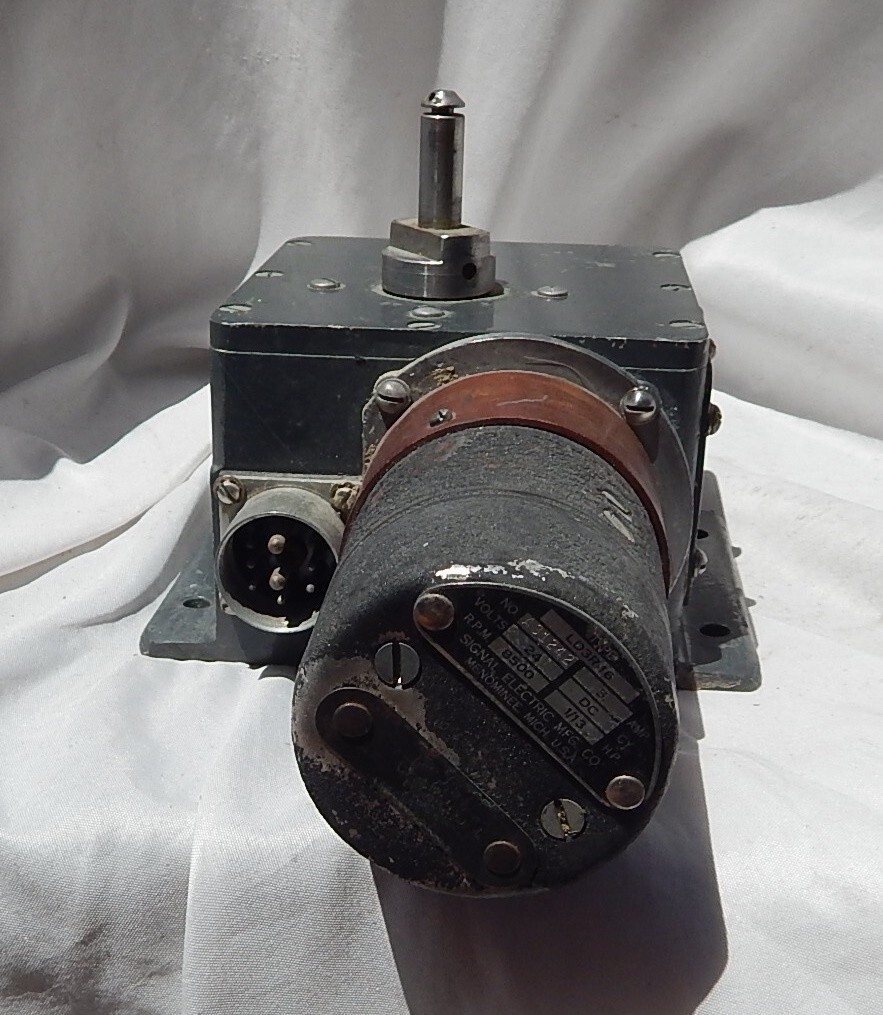 WW2 B-17, B-24, B-26 Radio Trailing Antenna Motor Assembly Reel RL-42-A ...