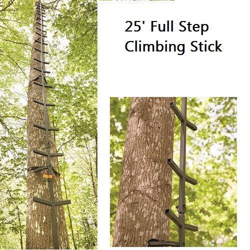 25 FT Full Step Tree Climbing Sticks - 5 Pieces for sale online | eBay