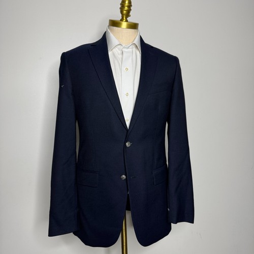 Joseph Abboud Reda Men’s Navy Blue Blazer 38L - 100% Wool Sport Coat ...