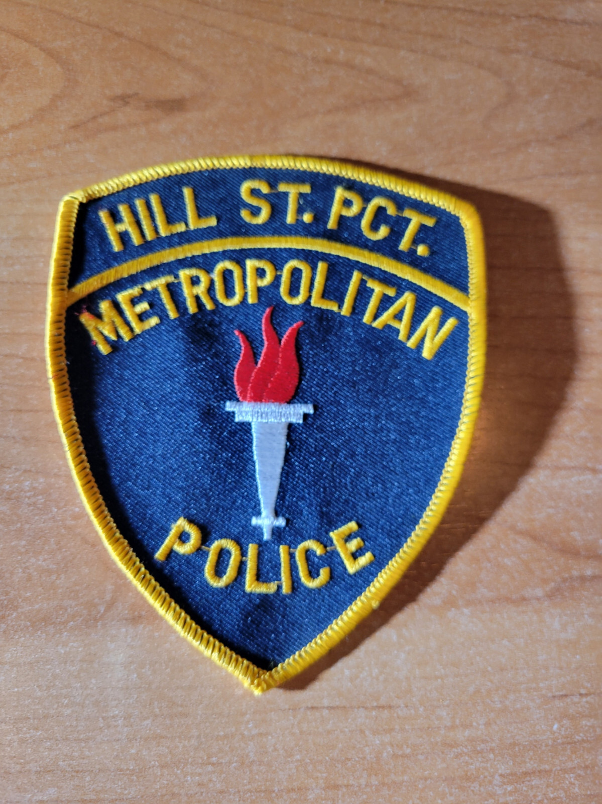 Fictional Hill Street Precinct Metropolitan Police Patch | eBay