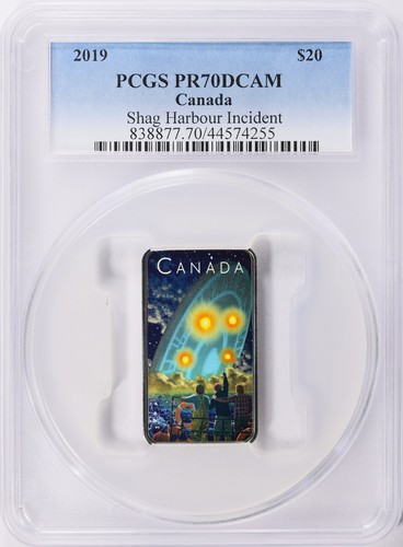 2019 Canada $20 Unexplained Phenomena Shag Harbour Incident UFO PCGS ...