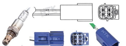 NTK NGK OXYGEN SENSOR Post Catalytic FOR NISSAN PATHFINDER NAVARA 2005 ...