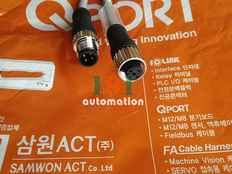 1PCS NEW FOR QPORT M12 Plug in cable M12S-A43-V030 | eBay