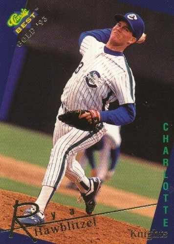 #091 CHARLOTTE KNIGHTS # RYAN HAWBLITZEL BASEBALL CARD CLASSIC BEST ...
