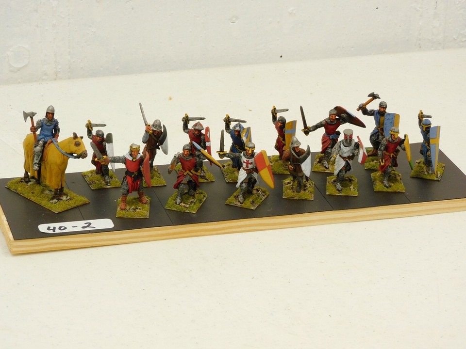 Painted 40mm Early Medieval Wargame Figures (set #2) (40-2) | eBay